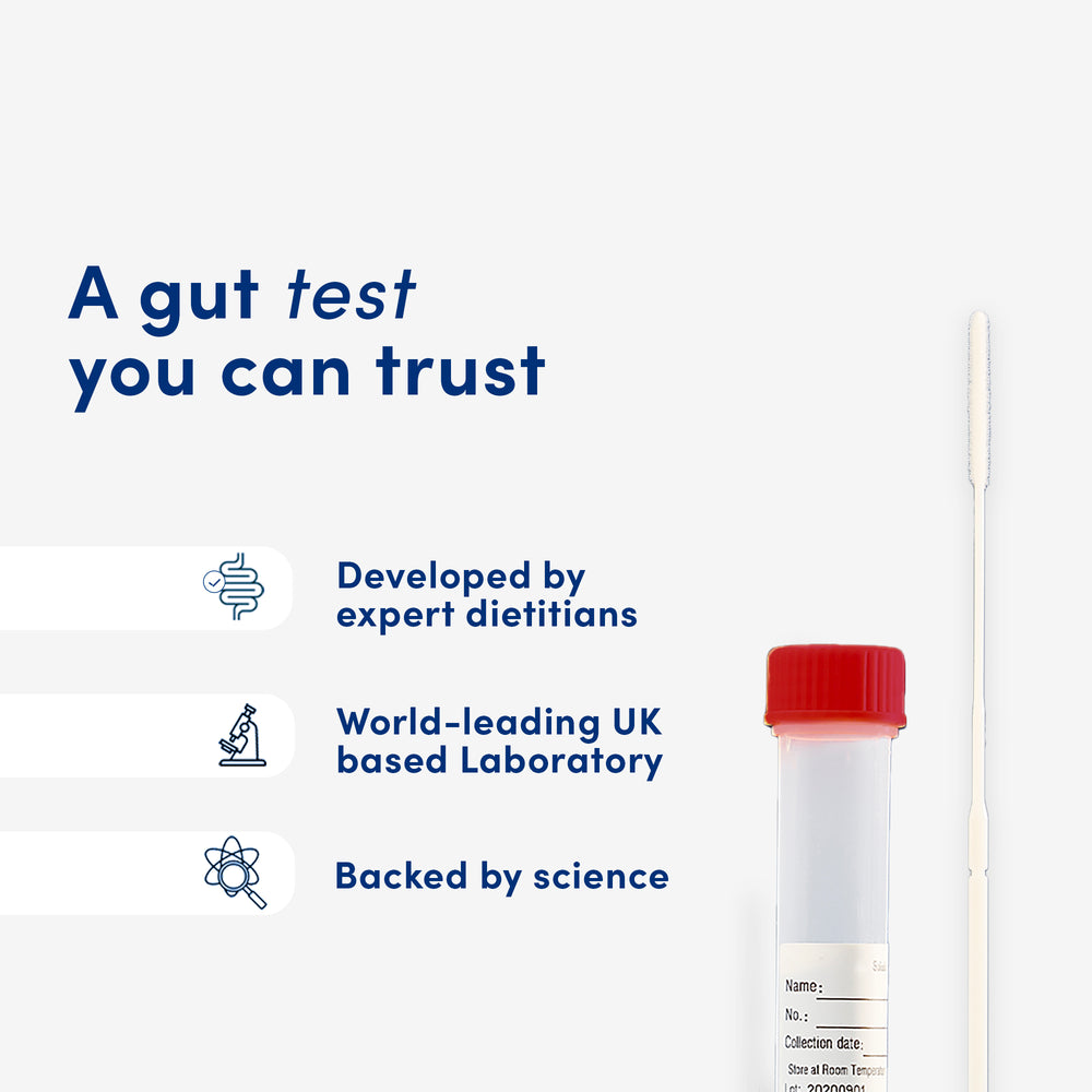 At-Home Gut Microbiome Test - Measures 2,000 Types Of Gut Bacteria